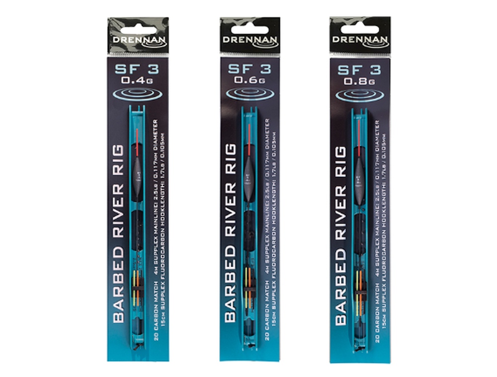 Drennan SF3 Ready Tied River Pole Rigs - Poingdestres