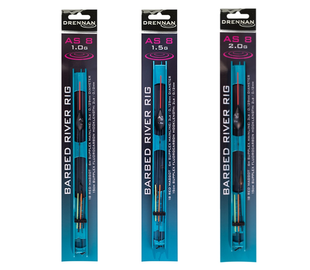 Drennan AS8 Ready Tied River Pole Rigs - Poingdestres