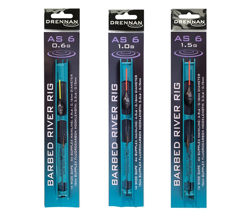 Drennan AS6 Ready Tied River Pole Rigs - Poingdestres